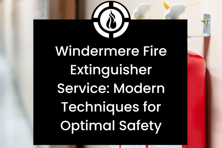 Windermere Fire Extinguisher Service: Techniques for Safety