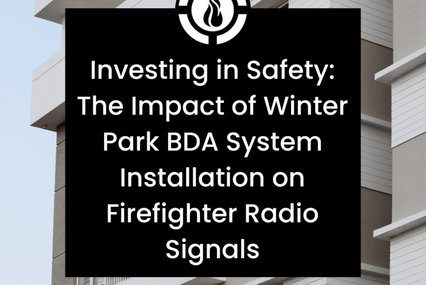 Winter Park BDA System Installation And Firefighter Radio Signals